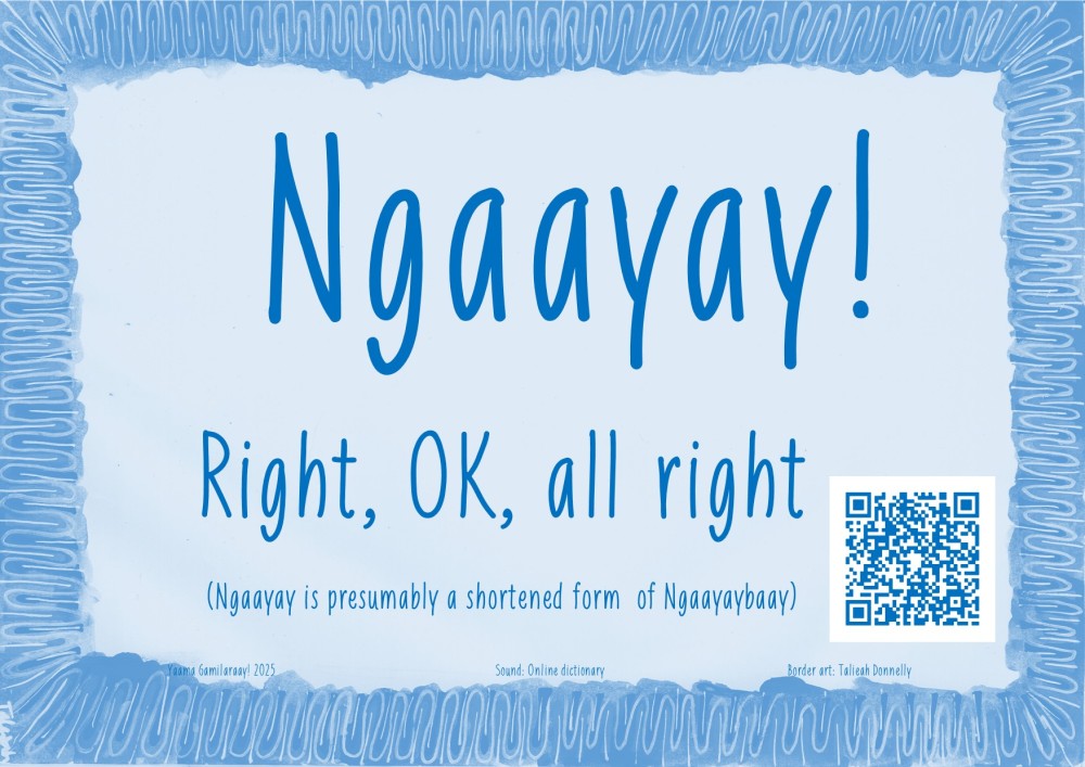 Winanga-Li Aboriginal Child & Family Centre - Useful words and phrases